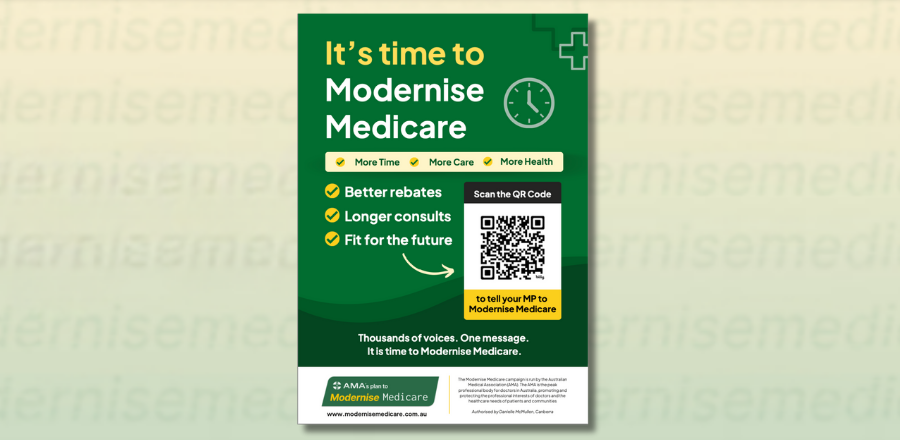 Modernise Medicare posters for your practice | Australian Medical Association
